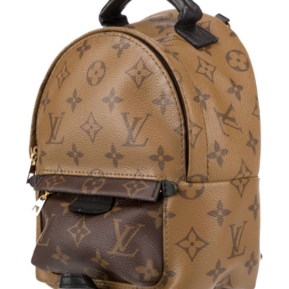 Louis Vuitton | Bags | Louis Vuitton Brown Tan Mini Backpack With ...
